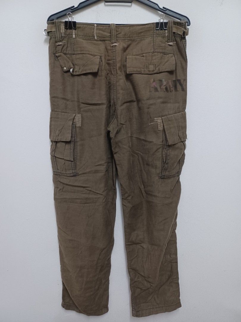 ANTGAUGE ARMY STYLE CARGO PANTS, Men's Fashion, Bottoms, Trousers on Carousell
