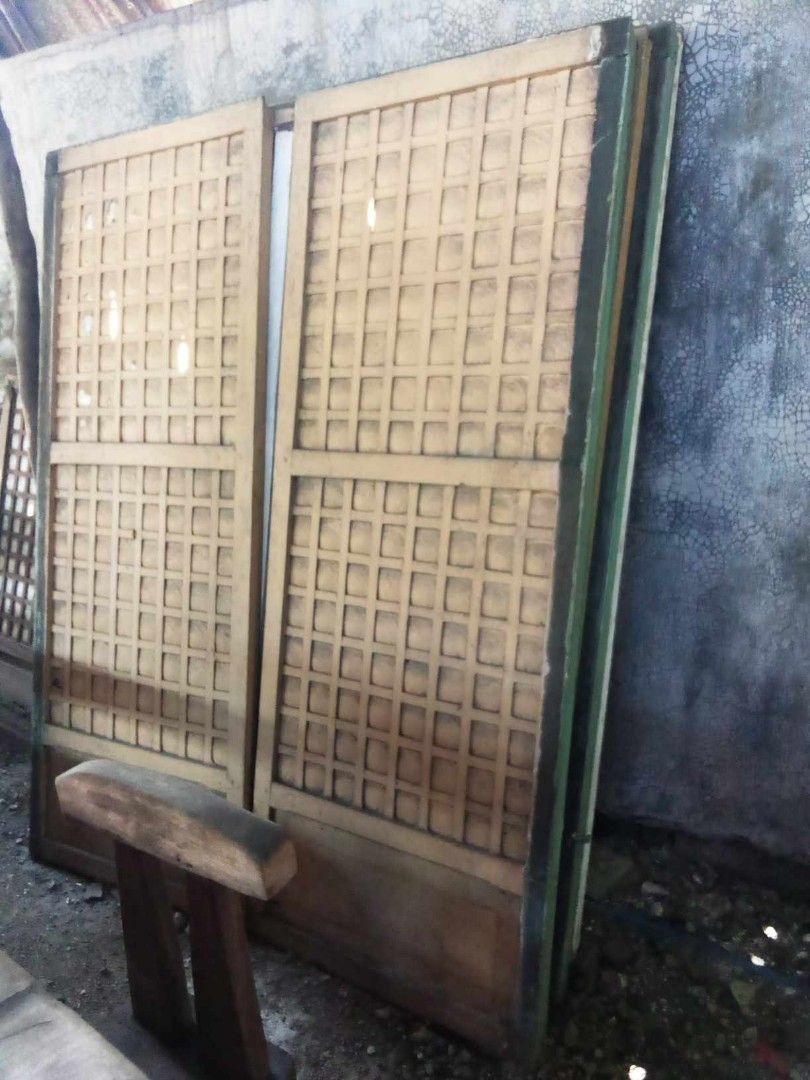 Antique window capiz, Furniture & Home Living, Furniture, Other Home ...