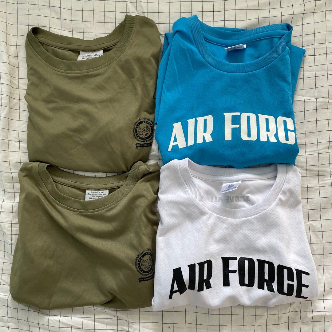 Army SAF admin tee/Air Force shirts, Men's Fashion, Tops & Sets ...