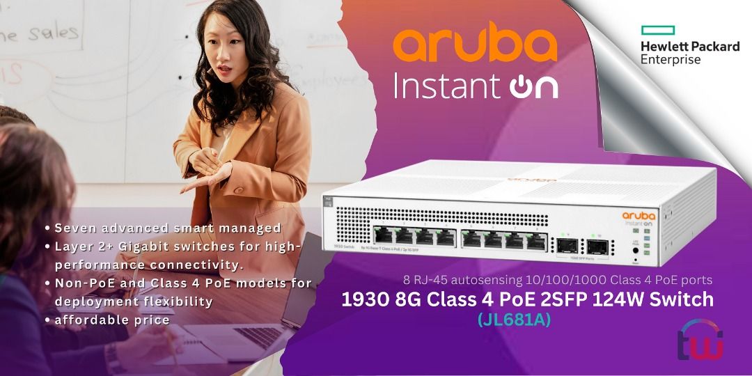 ARUBA Instant On Network Switches | Access Points Smart Managed (Choose ...