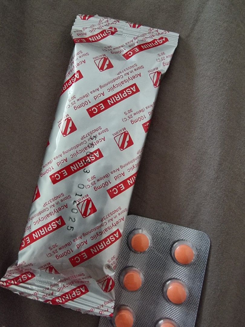 Aspirin E.C (1 pack contains 30 tablets), Health & Nutrition, Medical ...