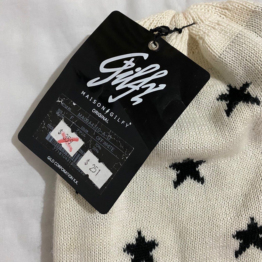 authentic maison gilfy beanie, Women's Fashion, Watches & Accessories ...