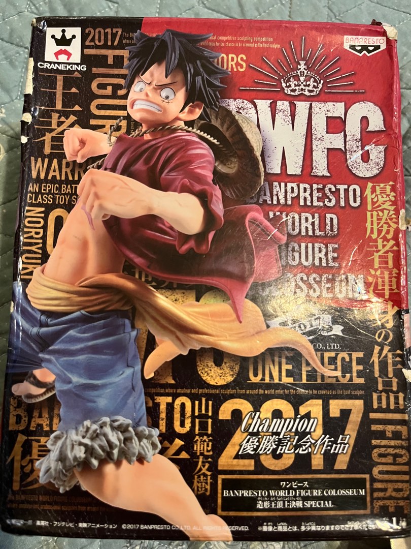 搬家出清 BANPRESTO 集英社 BWFC 魯夫 優勝紀念作品 海賊王 公仔, 書籍、休閒與玩具, 玩具、公仔、桌遊在旋轉拍賣