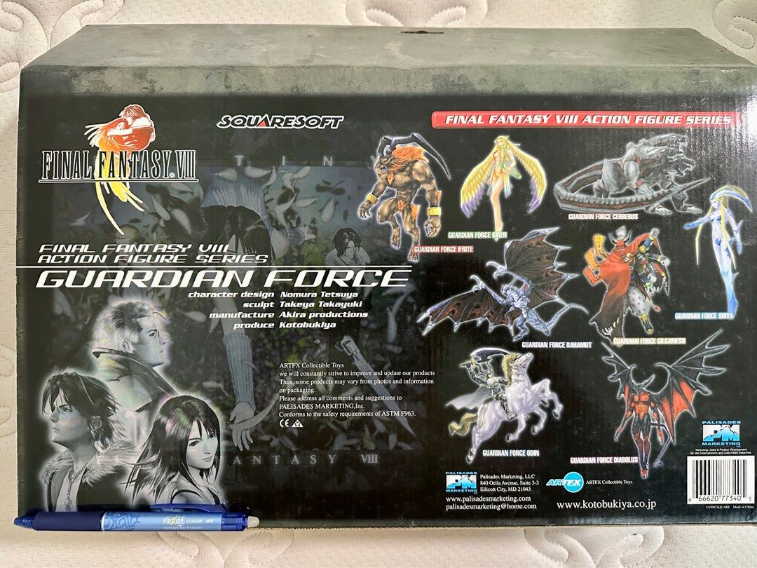 BNIB 1999 Final Fantasy VIII 8 Guardian Force Odin Action Figure Series ...