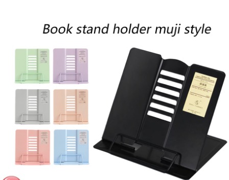 Book shelf reading rack creative book holder multi-functional foldable ...