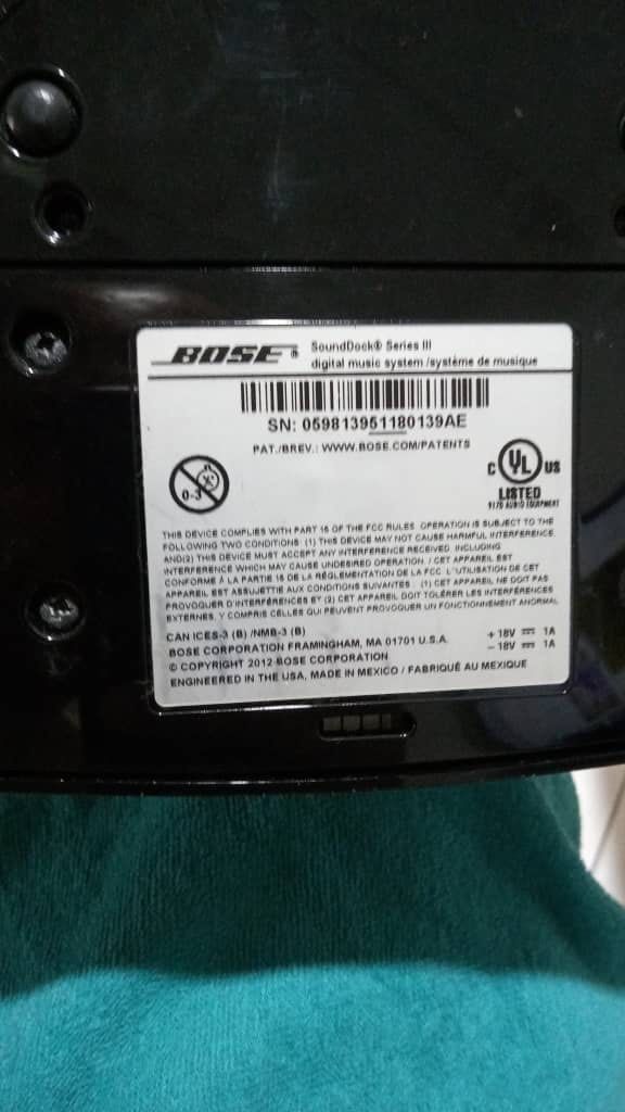 BOSE Sounddock Series 3 with lightning port for iPhone users., Audio ...