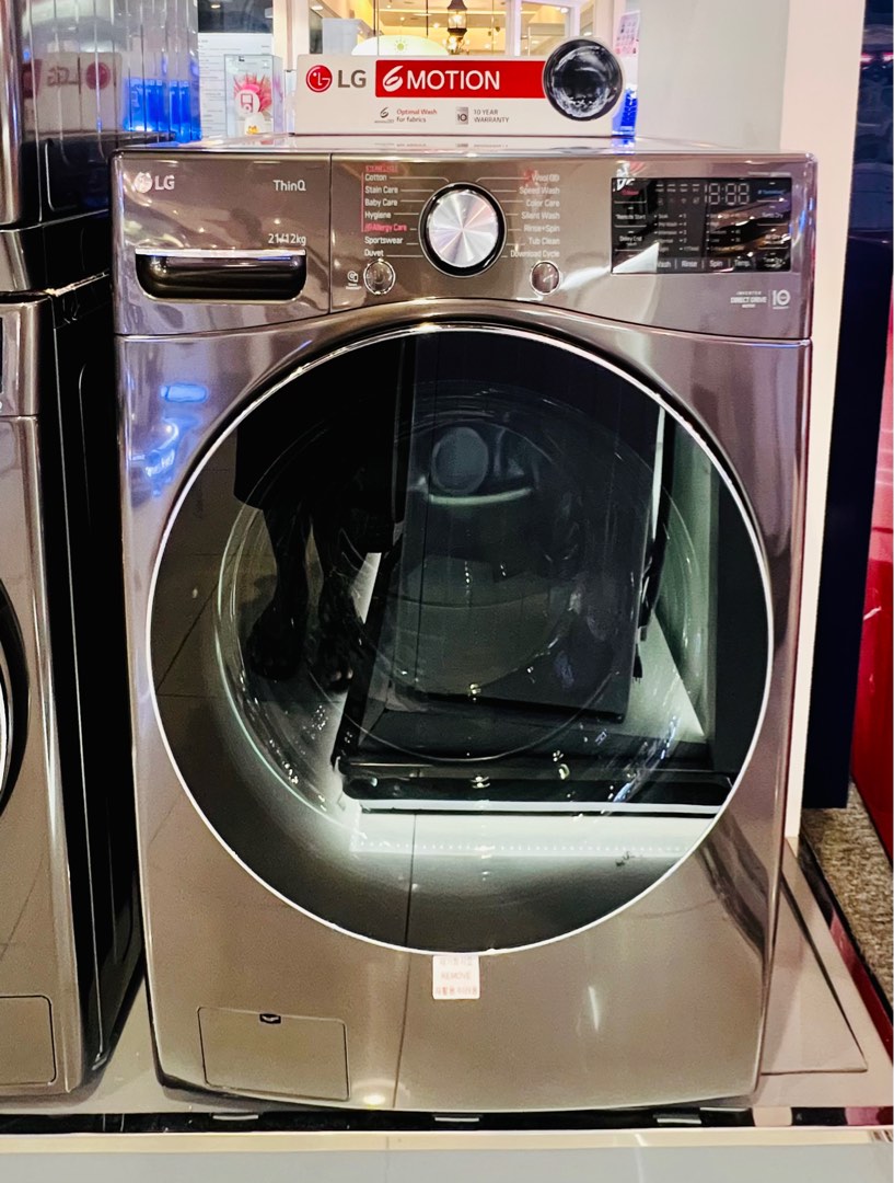 Brand New LG F2712HVRBC 21kg/12kg Front Loading Inverter Washer & Dryer Combo, TV & Home ...