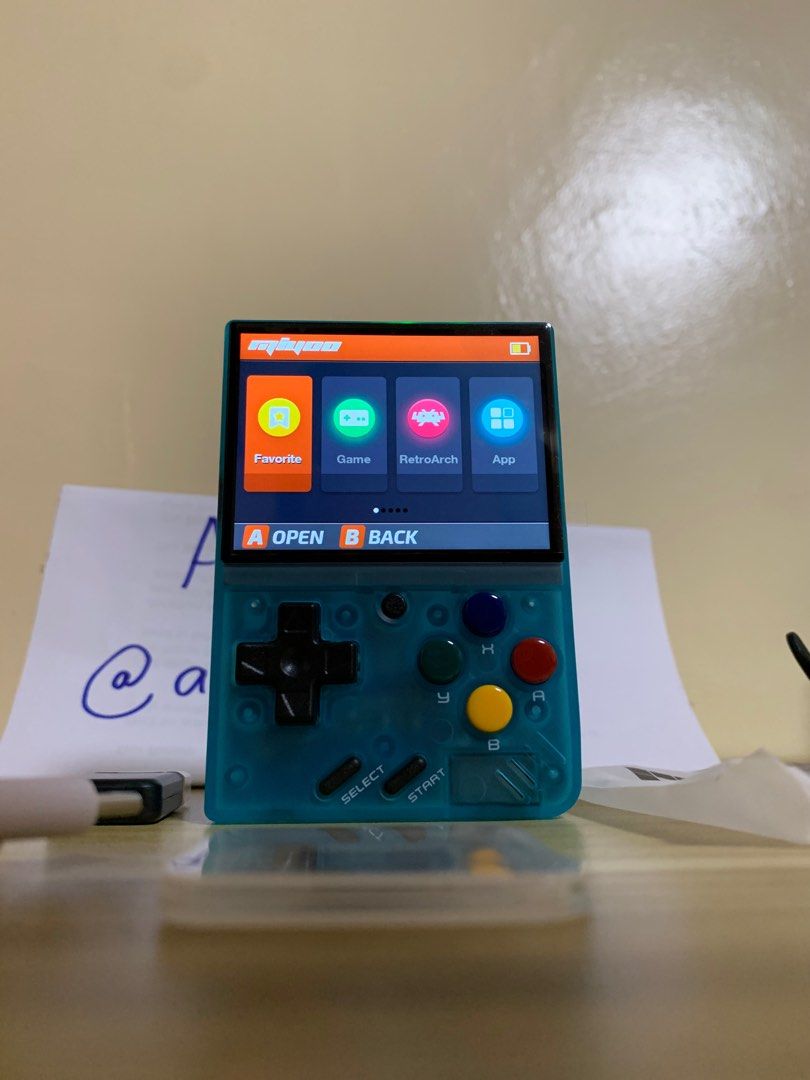 Miyoo Mini V2 Transparent Blue [BRAND NEW], Video Gaming, Video Game ...