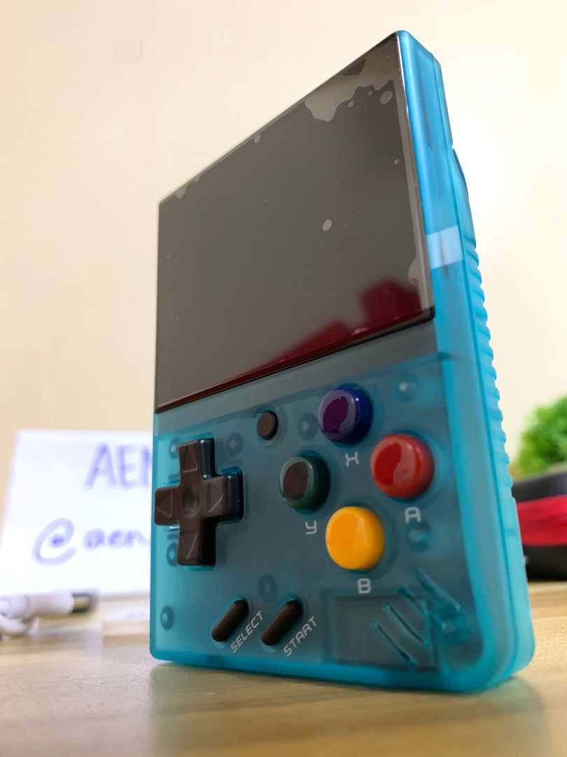 Miyoo Mini V2 Transparent Blue [BRAND NEW], Video Gaming, Video Game ...