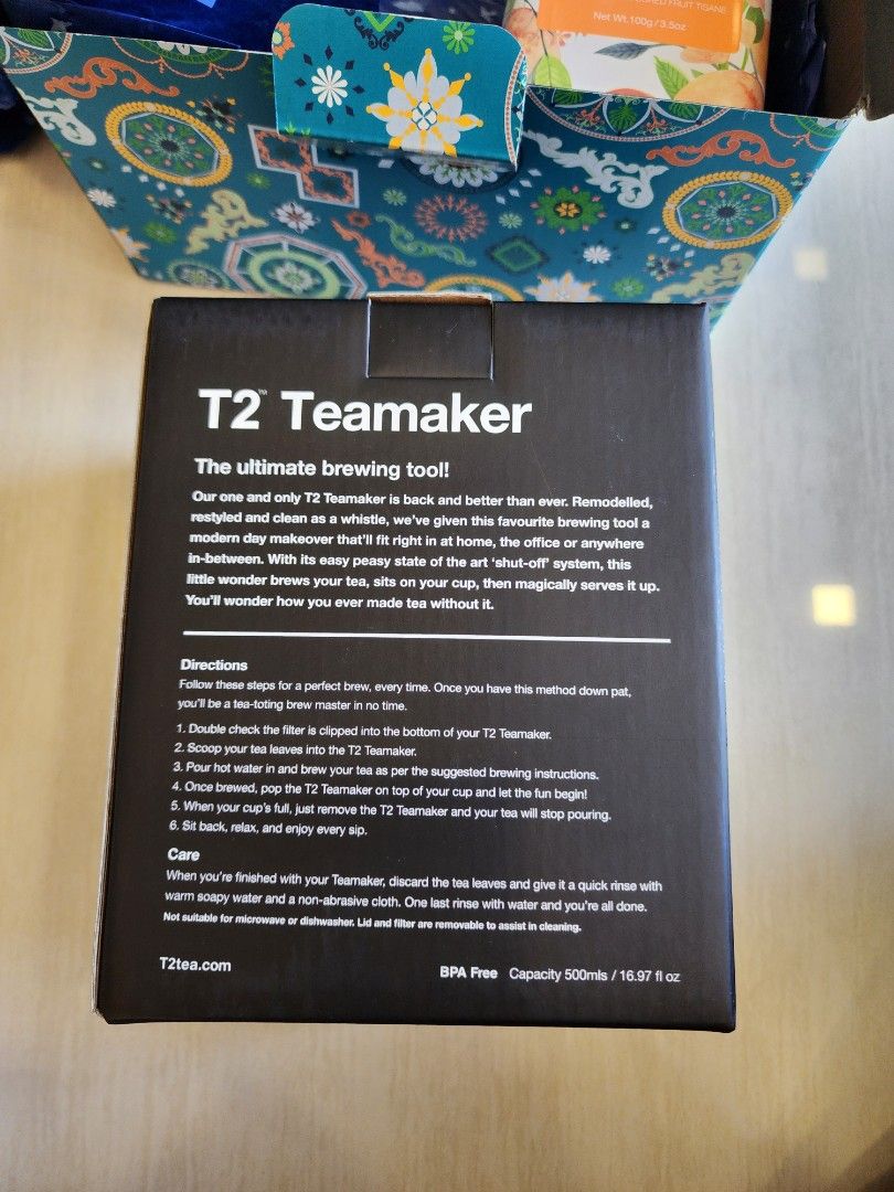 Brand New T2 Tea maker and free tea, Furniture & Home Living, Kitchenware & Tableware, Coffee ...