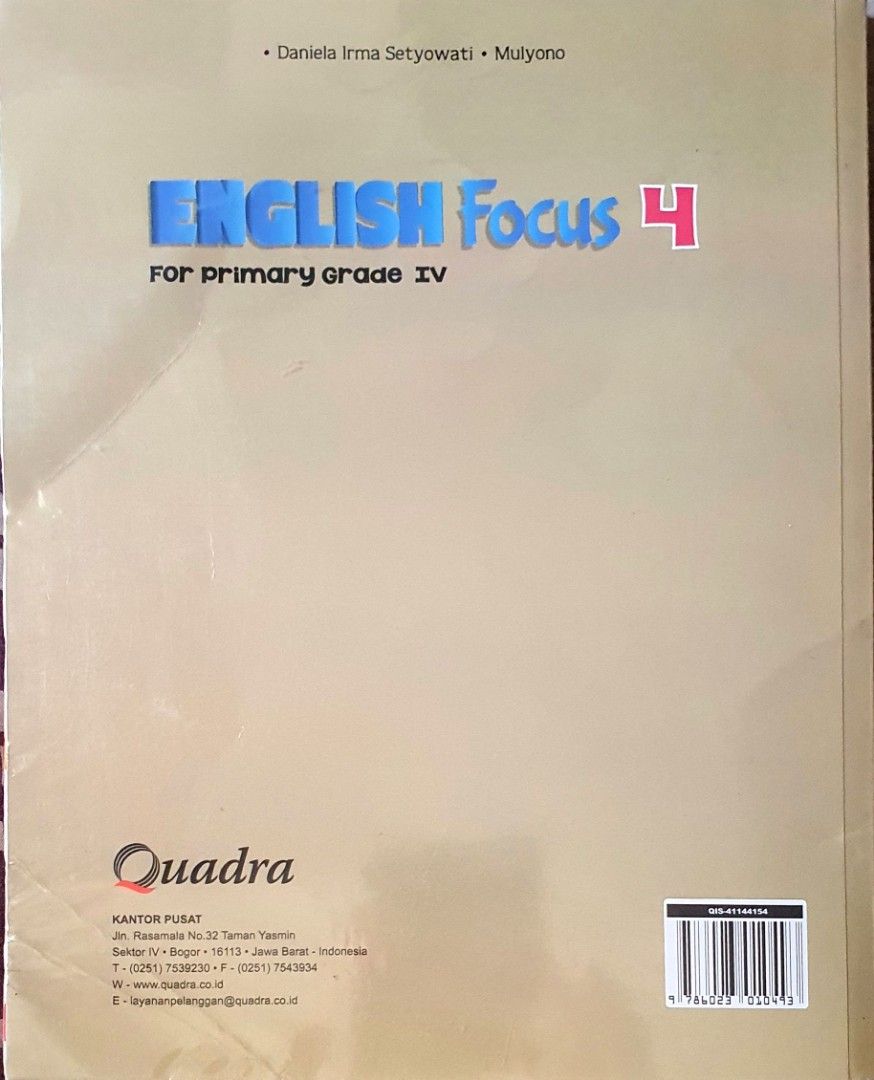 Buku Bahasa Inggris English Focus 4 #Preloved, Buku & Alat Tulis, Buku ...