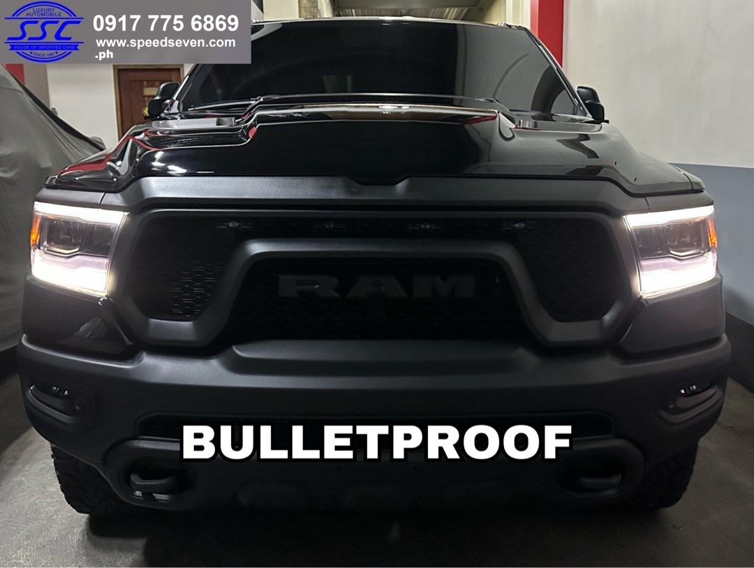 BULLETPROOF 2023 RAM 1500 Rebel 4x4 Armored Level 6 - Brand New Auto ...