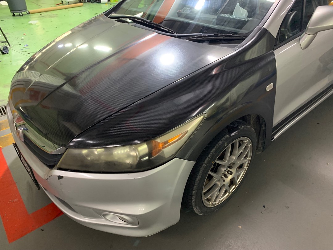 Car bonnet & fender gloss carbon wrap, Car Accessories, Accessories on ...