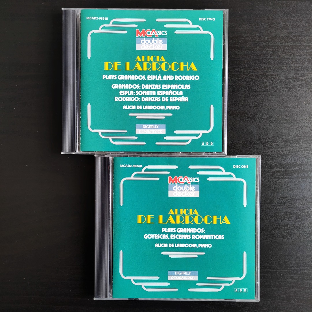 CD / 2 CDS, DECCA (RELEASED UNDER MCA), RM60 WHOLE SET / ALICIA DE ...