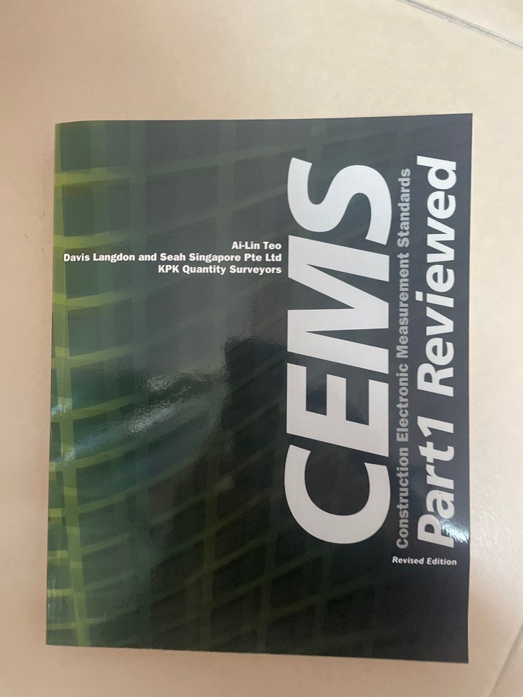 CEMS - Construction Electronic Measurement Standards, Hobbies & Toys, Books & Magazines ...