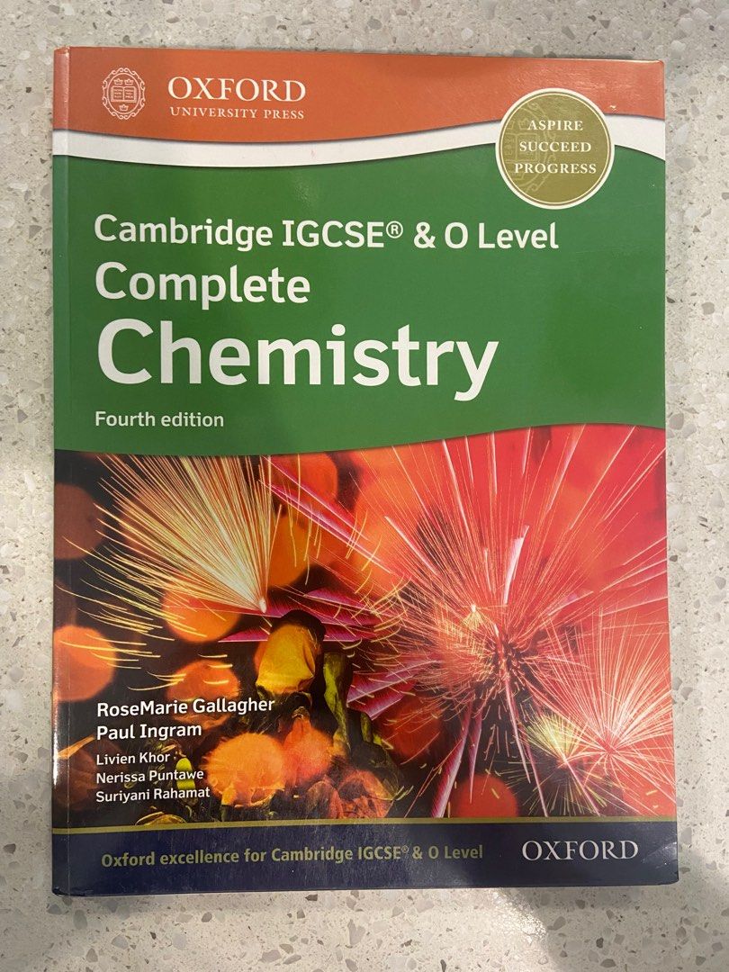 Chemistry Cambridge IGCSE & O Level Complete textbook Fourth edition ...