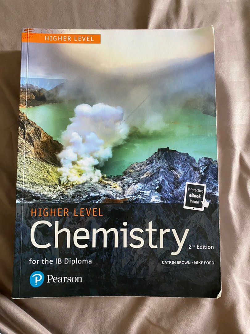 Chemistry HL (higher level) textbook IB ( International Baccalaureate ...