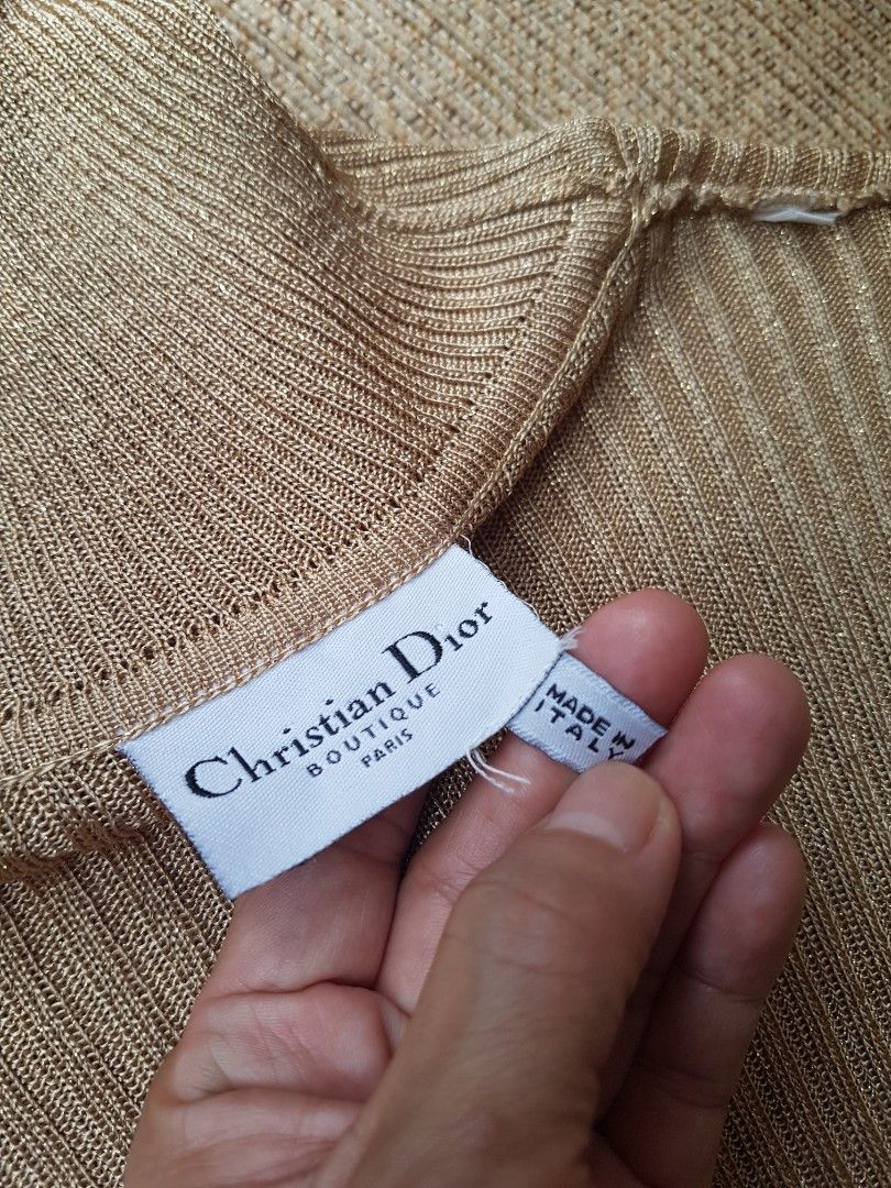 Christian dior, Women's Fashion, Tops, Sleeveless on Carousell