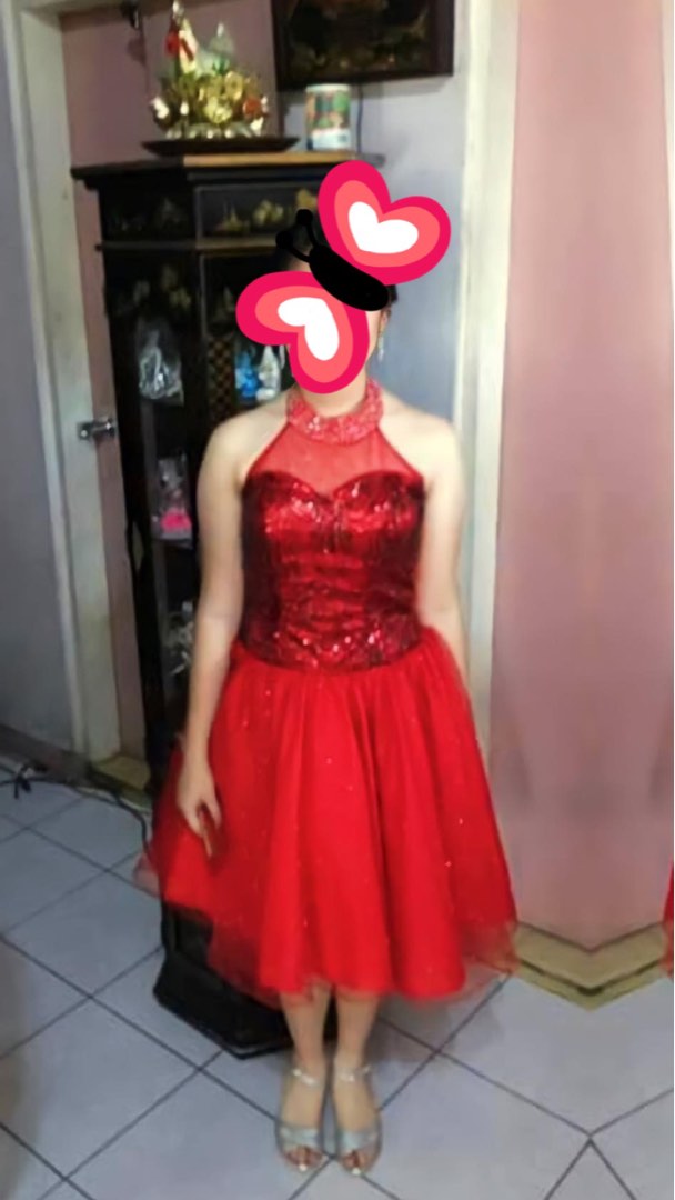 Cocktail Dress/ Red Gown / Prom Dress/ JS DRESS on Carousell