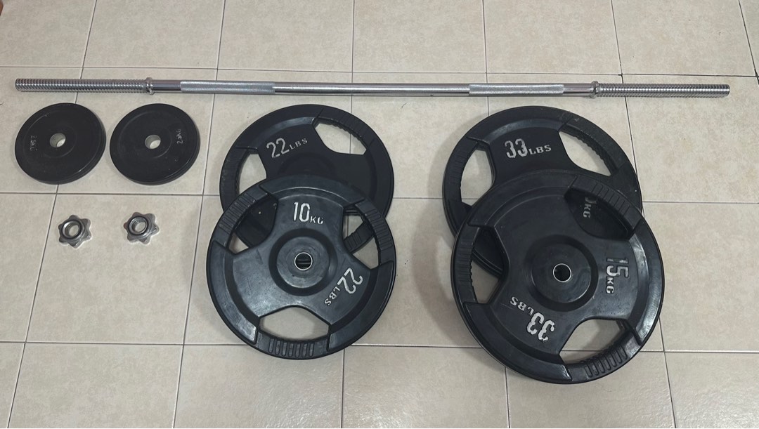 Complete barbell set to build your perfect body!!!, Sports Equipment ...