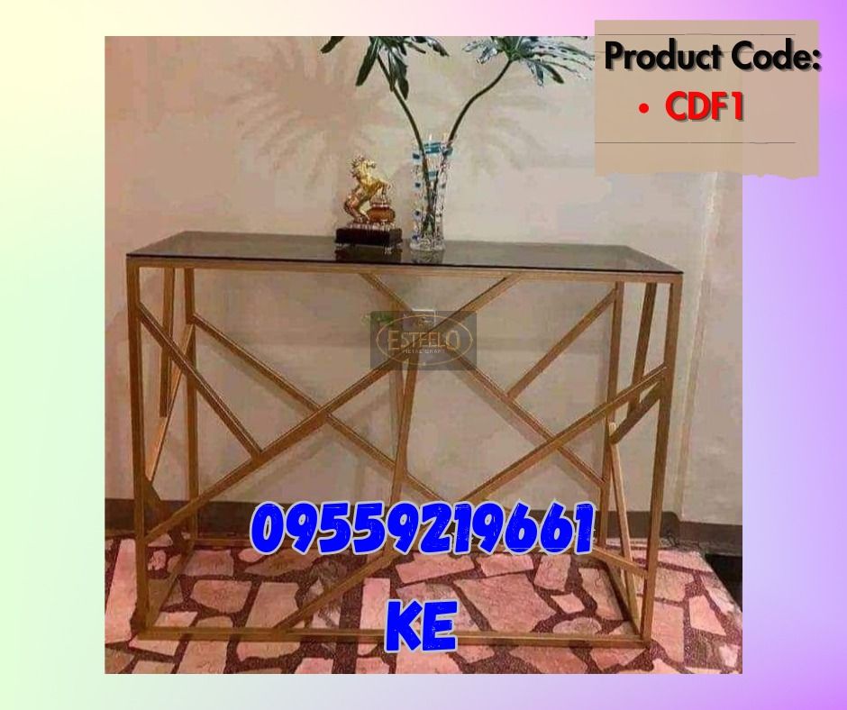 Console Table 4 sides diagonal on Carousell