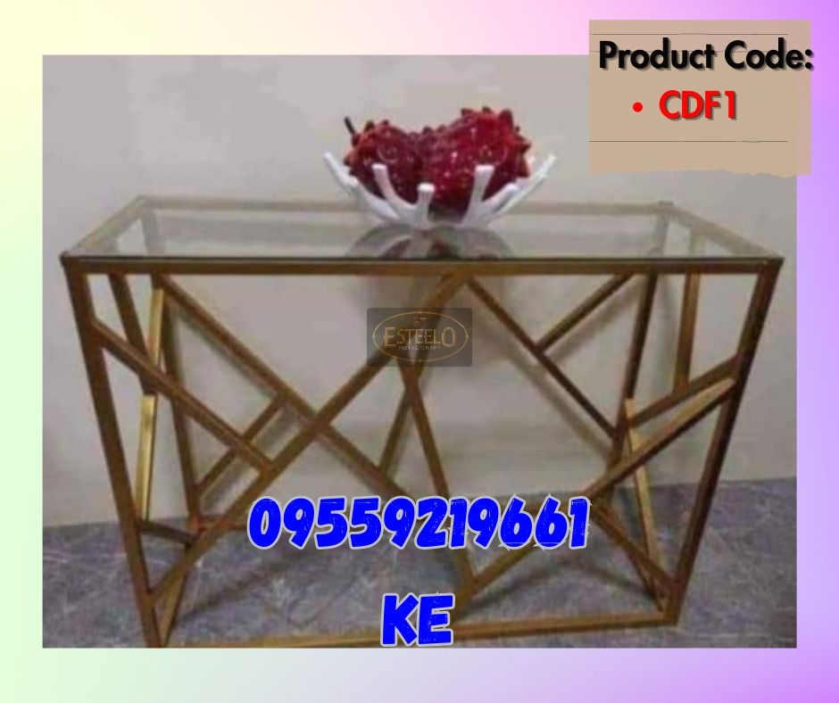 Console Table 4 sides diagonal on Carousell