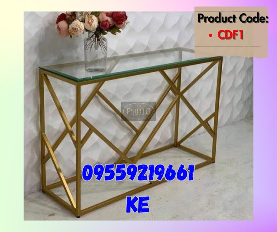 Console Table 4 sides diagonal on Carousell