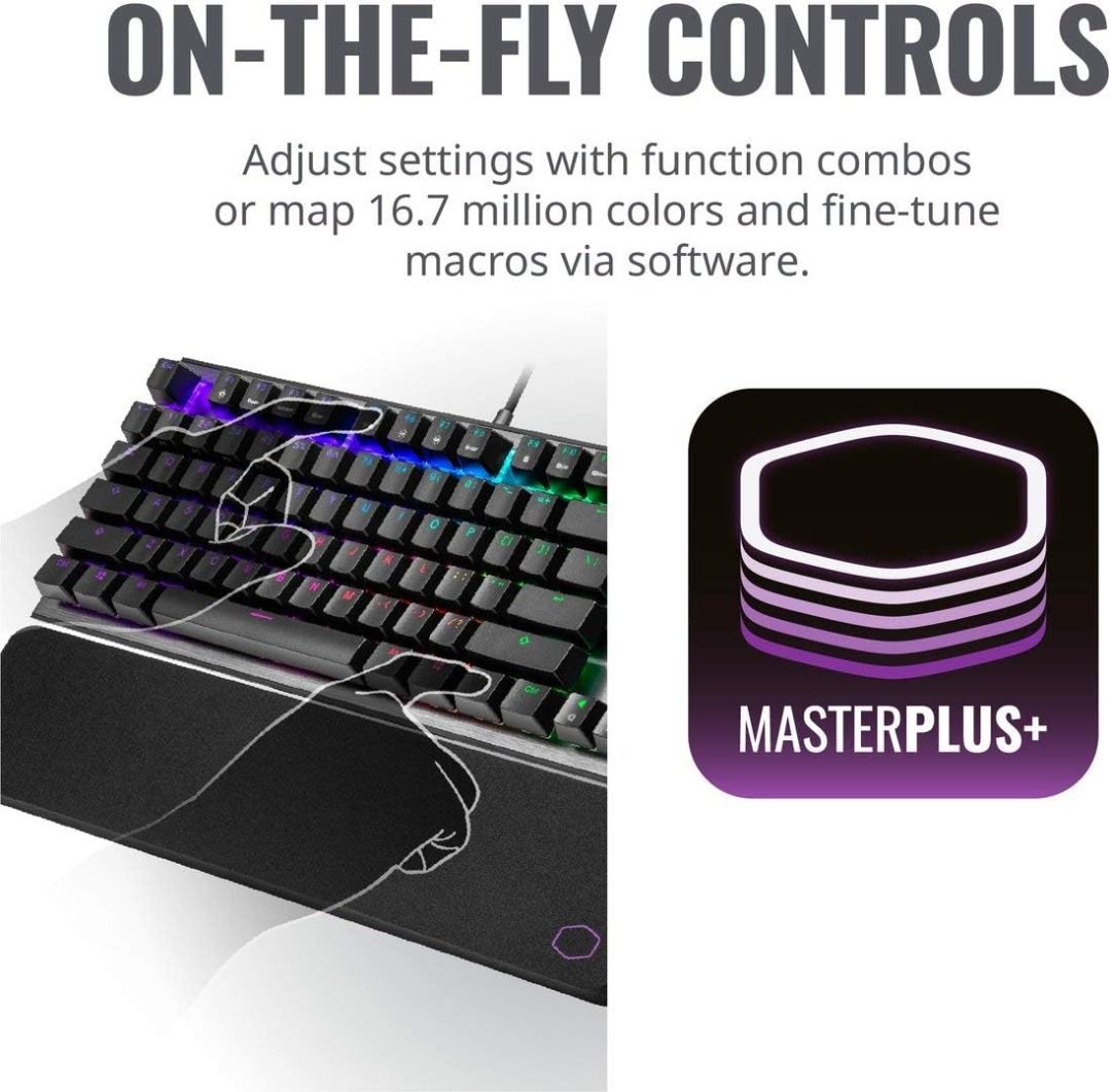Cooler Master CK530 RGB Mechanical Keyboard Brown V2, Computers & Tech ...