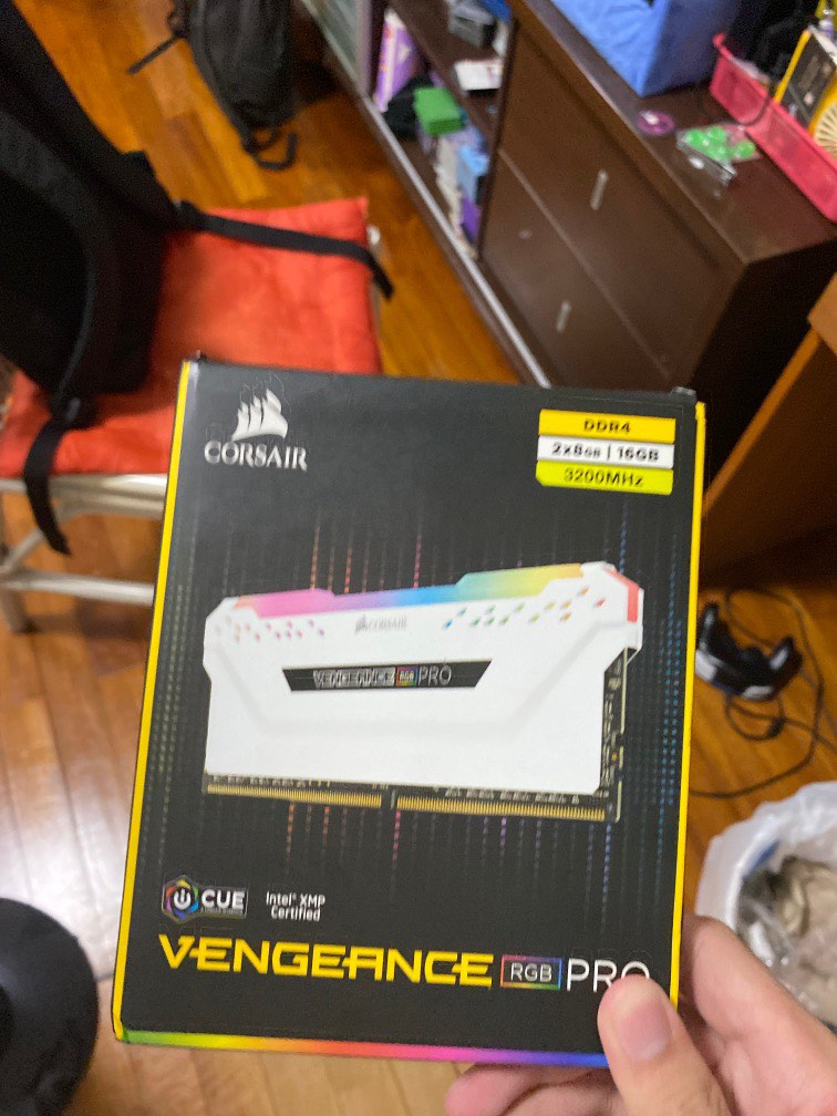 Corsair rgb ram 3200mhz 16gb ddr4, Computers & Tech, Parts ...