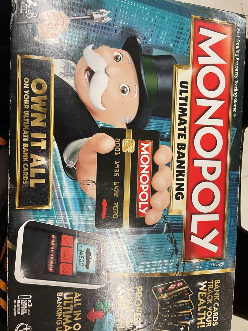 Credit card Monopoly board game, Hobbies & Toys, Toys & Games on Carousell