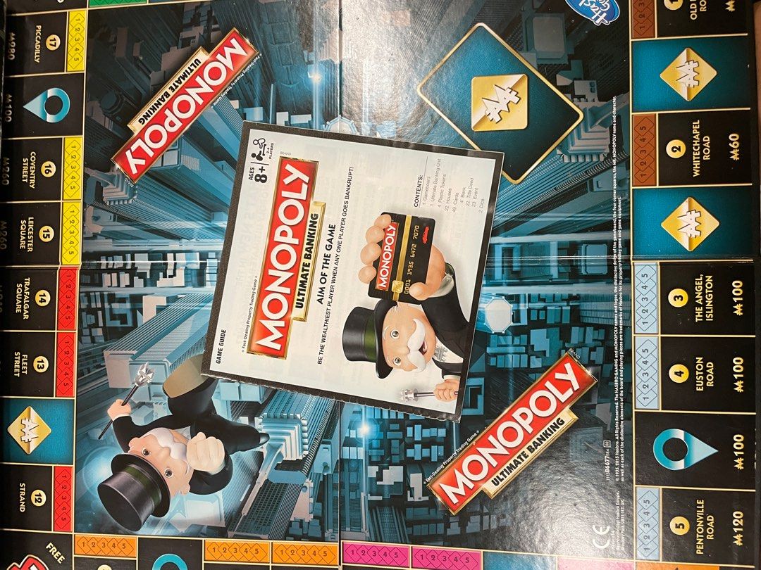 Credit card Monopoly board game, Hobbies & Toys, Toys & Games on Carousell