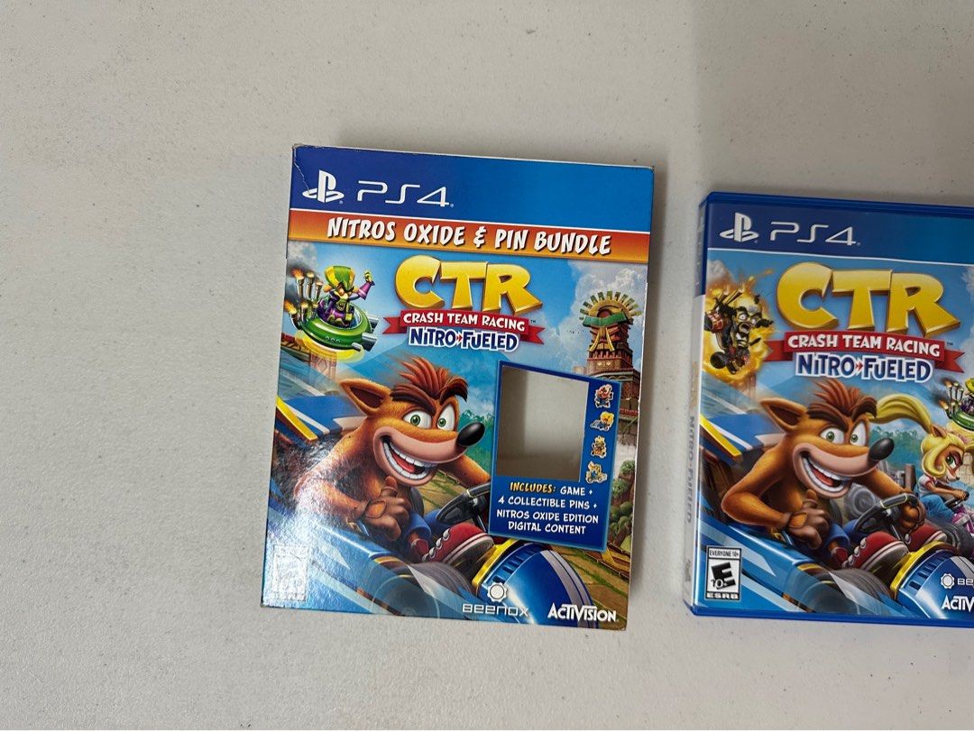 CTR Crash Team Racing Nitro Fueled (Nitros Oxide & Pin Bundle), Video ...