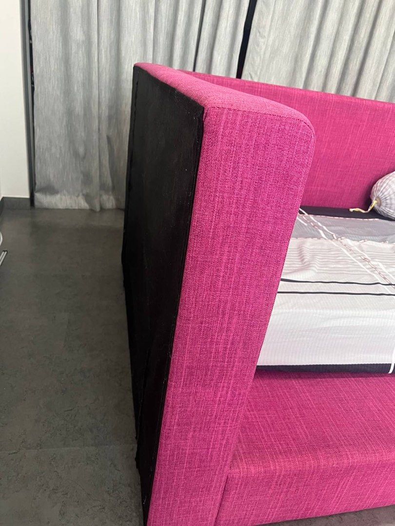 Custom L Shape Bed Frame, Furniture & Home Living, Furniture, Bed ...