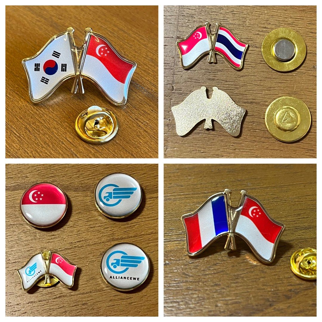 1pc Custom Personalised Pin Badge Brooch (no Minimum Order Quantity ...