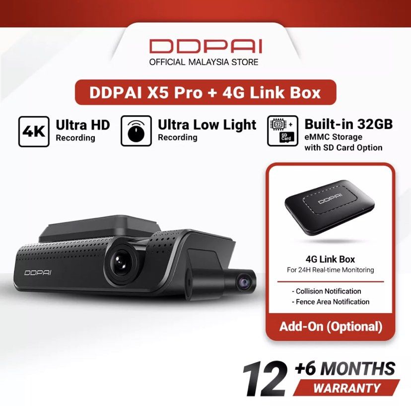 Ddpai x5 pro + 4G cloud box, Car Accessories, Electronics & Lights on Carousell