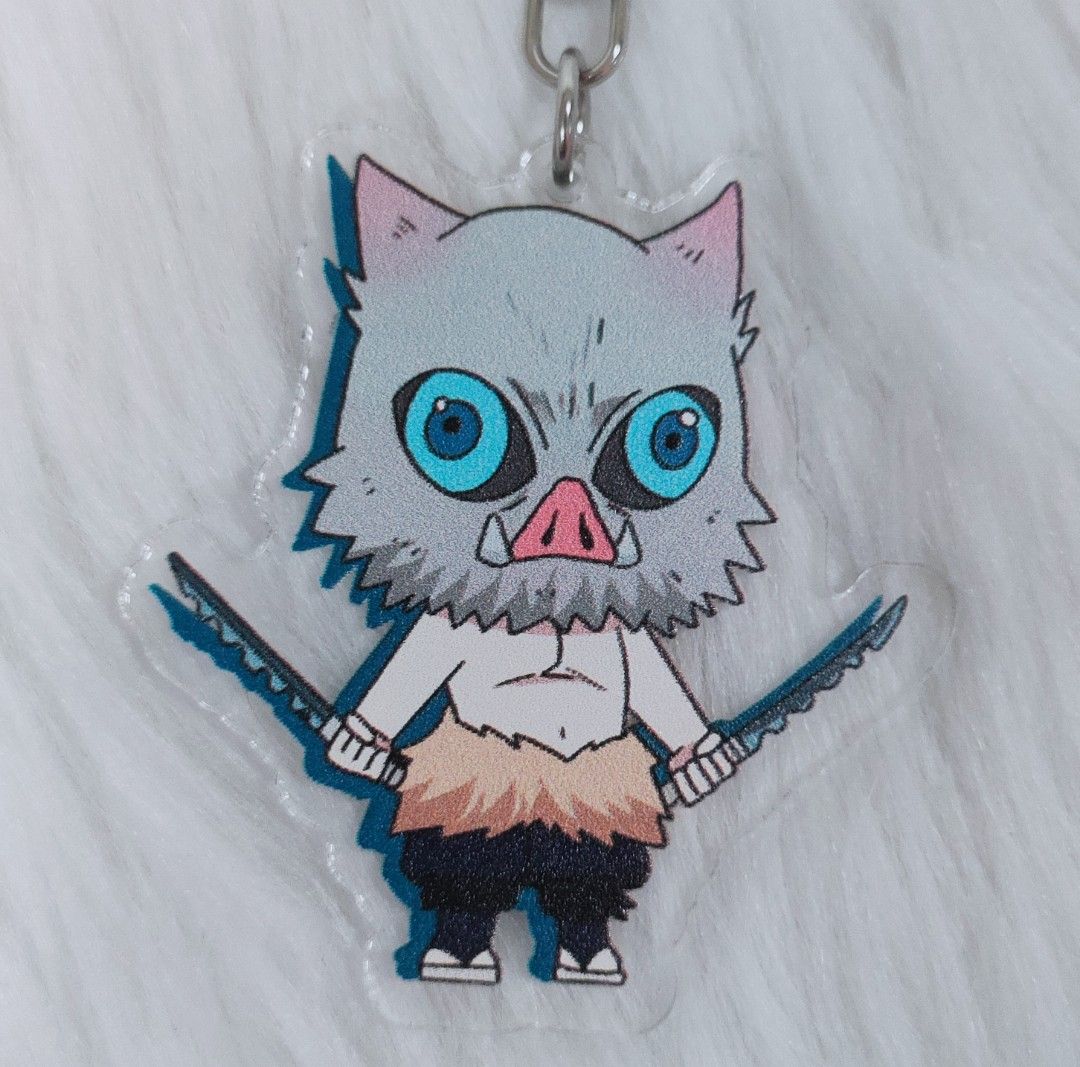 Demon Slayer Inosuke Hashibira Acrylic Keychain 1 on Carousell