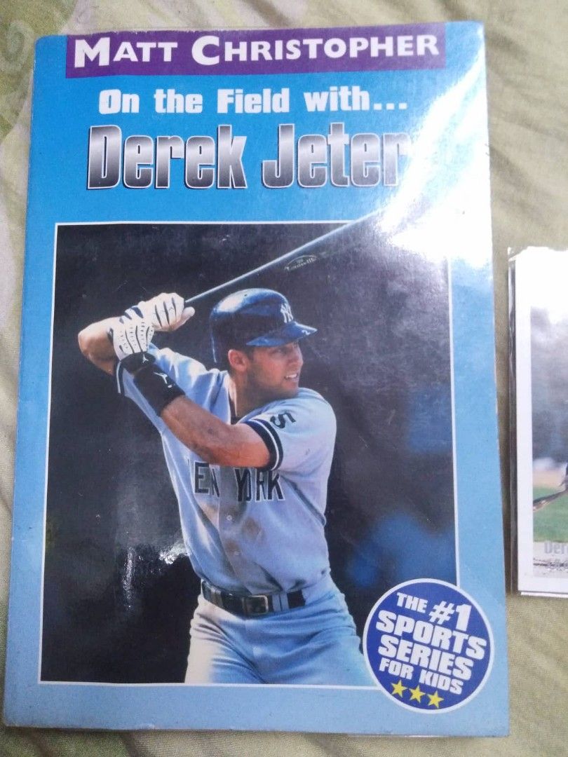 Derek jeter biography book and card on Carousell
