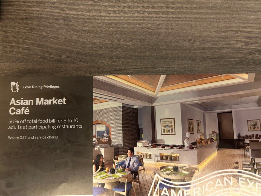 Dining voucher (asian market cafe), Tickets & Vouchers, Vouchers on ...