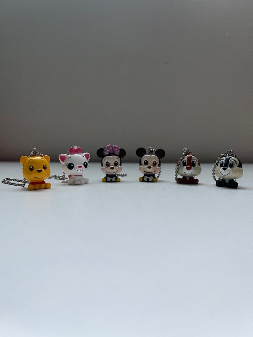 Disney Characters Mini Keychain, Hobbies & Toys, Toys & Games on Carousell