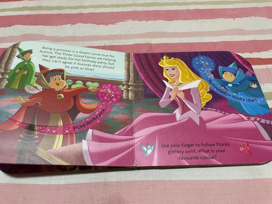 Disney princess touch and feel book on Carousell
