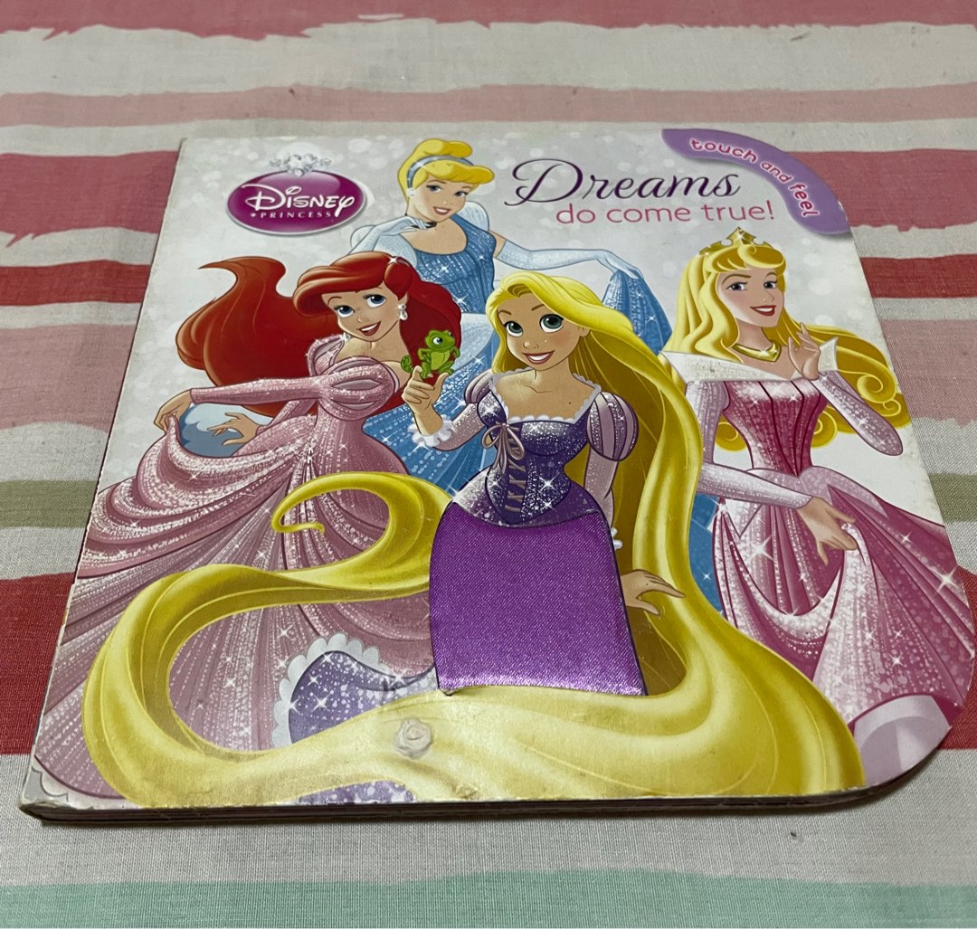 Disney princess touch and feel book on Carousell
