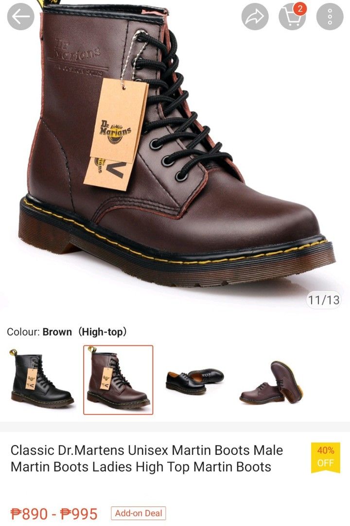 Dr. Martens class A boots 25cm, Women's Fashion, Footwear, Boots on ...