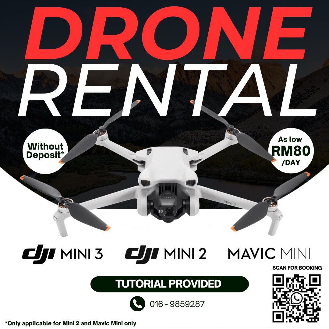 Drone Rental DJI, Photography, Drones on Carousell