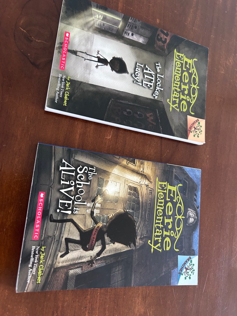 Eerie Elementary Book 1 and 2 by Jack Chabert, Hobbies & Toys, Books ...