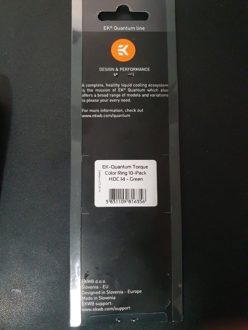 EK-Quantum Torque Color Ring 10 pack HDC 14 Green, Computers & Tech ...