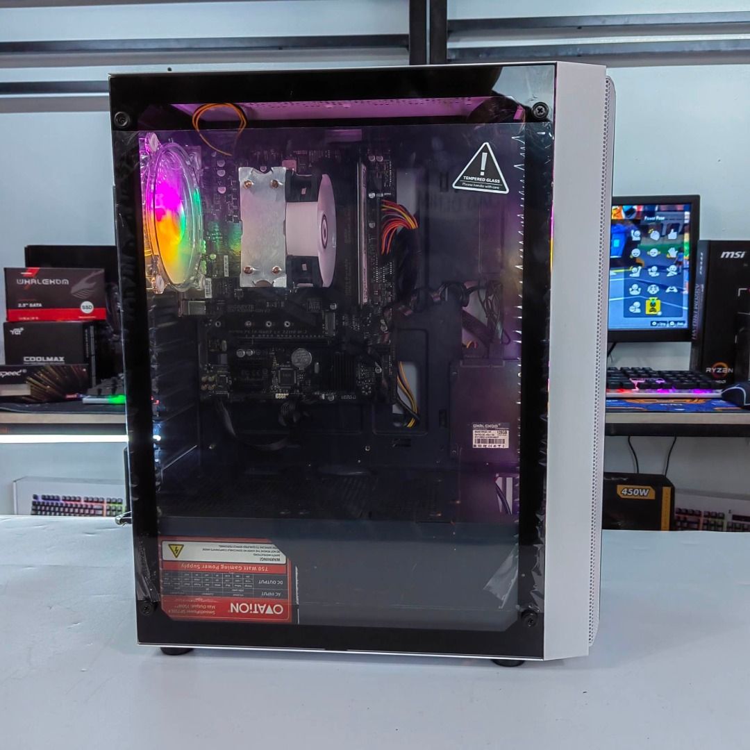 ES GAMING PELICAN CASE COMPUTER SET AMD A6 A8 ATHLON 3000 RYZEN 3 5 7 ...