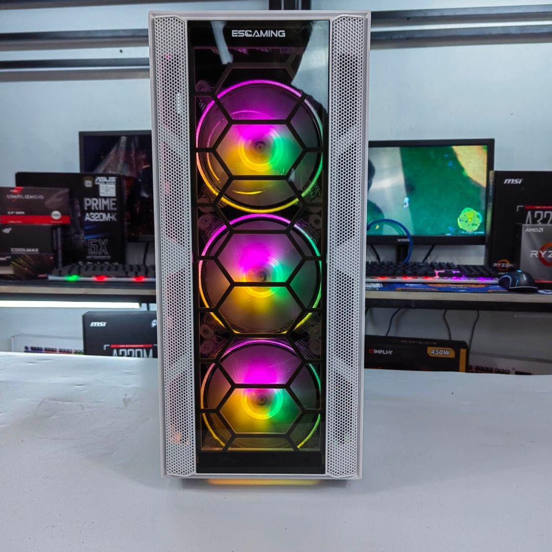 ES GAMING PELICAN CASE COMPUTER SET AMD A6 A8 ATHLON 3000 RYZEN 3 5 7 ...