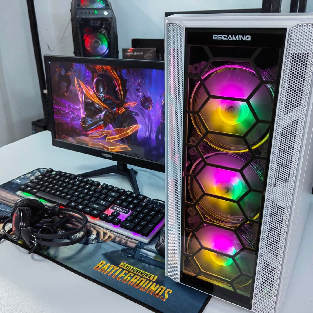 ES GAMING PELICAN CASE COMPUTER SET AMD A6 A8 ATHLON 3000 RYZEN 3 5 7 ...