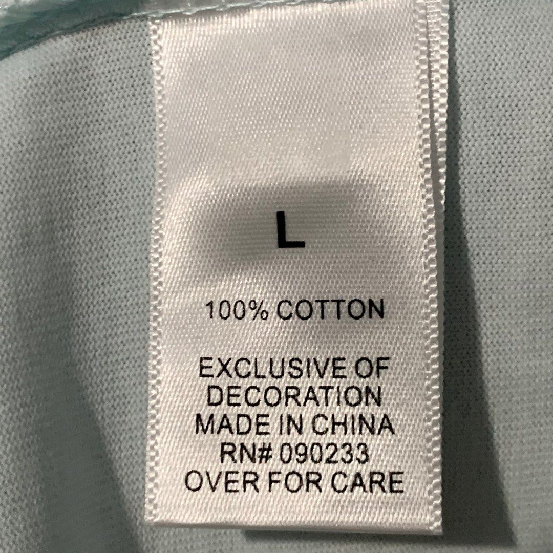 FEAR OF GOD ESSENTIALS REFLECTIVE T SHIRT (Sky Blue) on Carousell