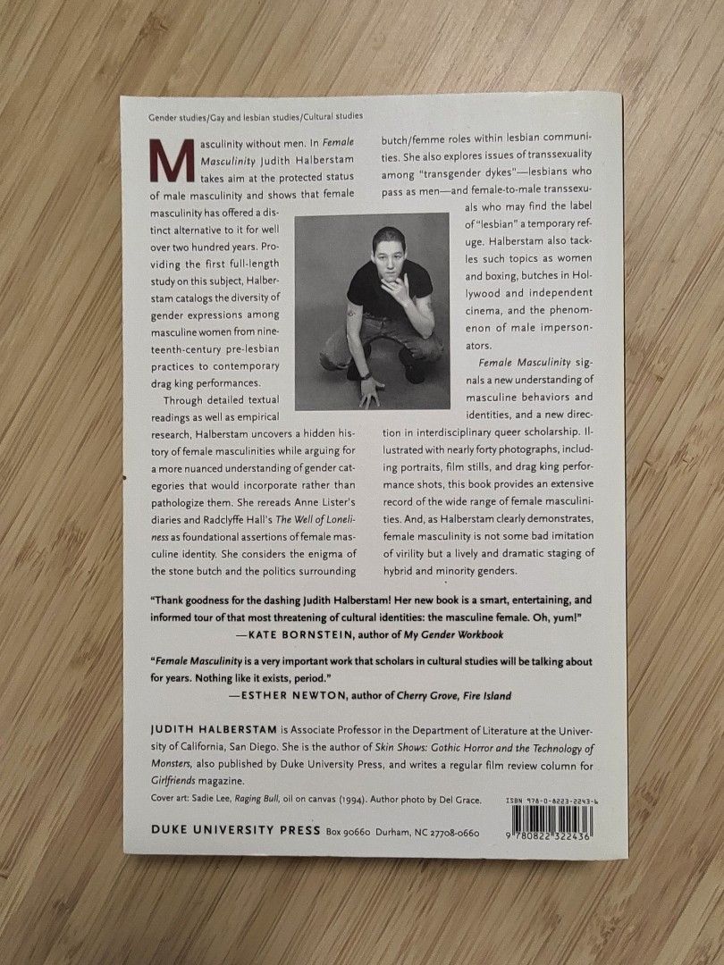 Female Masculinity by Judith Halberstam (LGBTQ), Hobbies & Toys, Books ...